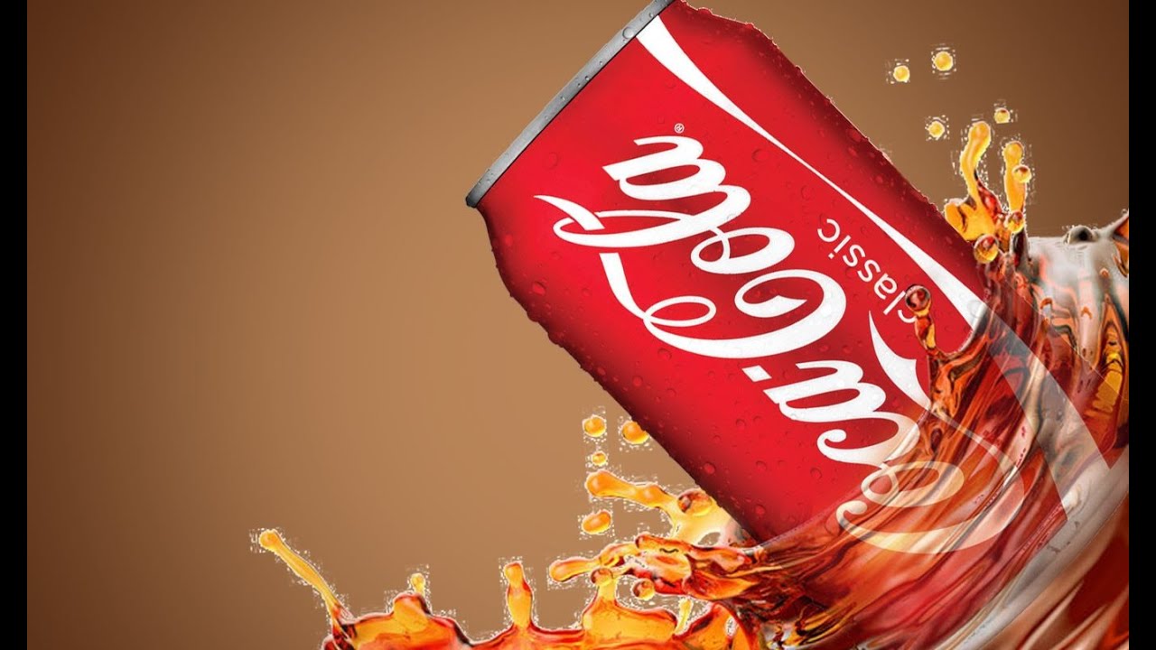 Creative Photoshop Manipulation: Coca-Cola Beer Can Showcase - YouTube
