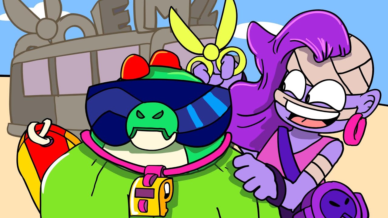 Brawl Stars Animation 84 L Buzz L Emz Hairdresser Part 18 Youtube