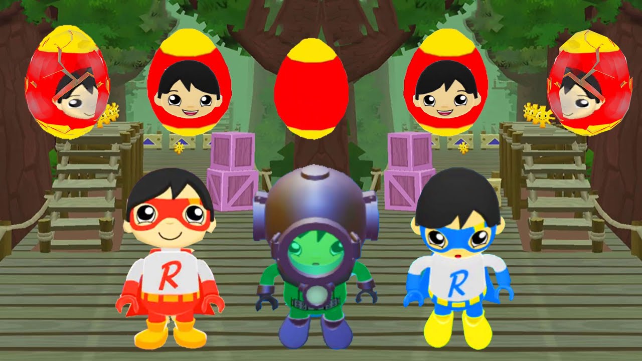 TAG WITH RYAN RED TITAN VS DARK WATER VS BLUE TITAN RYAN - YouTube