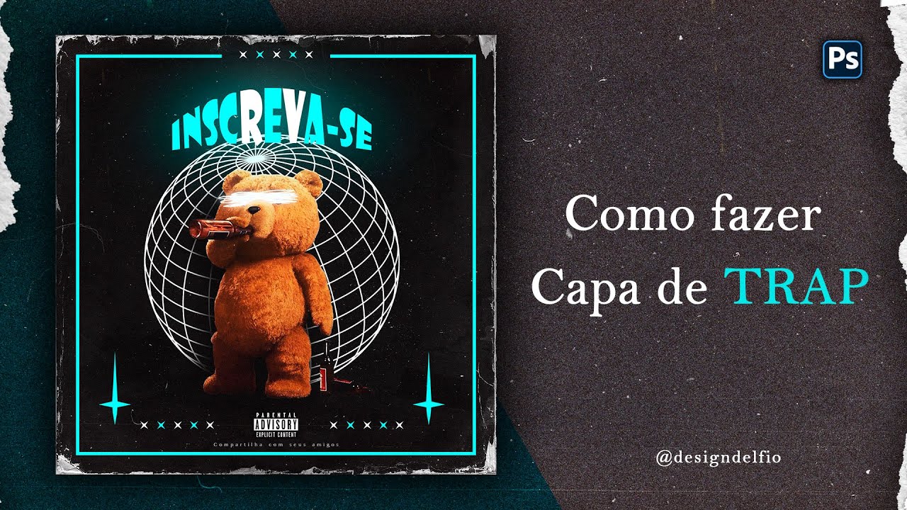 Como Fazer Capa de TRAP no Photoshop TUTORIAL👀💀 - YouTube