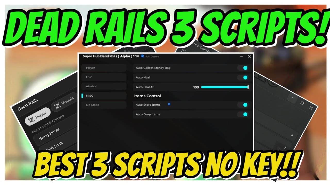 [NEW] Dead Rails 3 NO KEY SCRIPTS Roblox - Auto Farm Bonds Auto Win ...