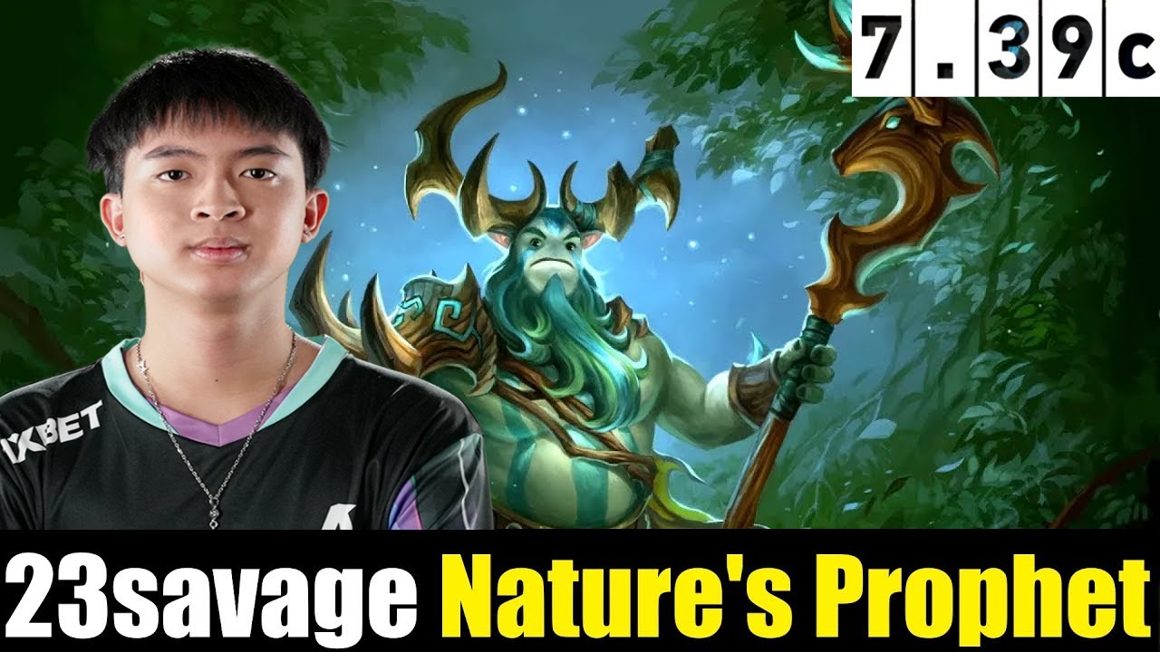 🤯23savage [Nature's Prophet] CARRY 7.39c - DOTA 2 HIGHEST MMR #dota2 # ...
