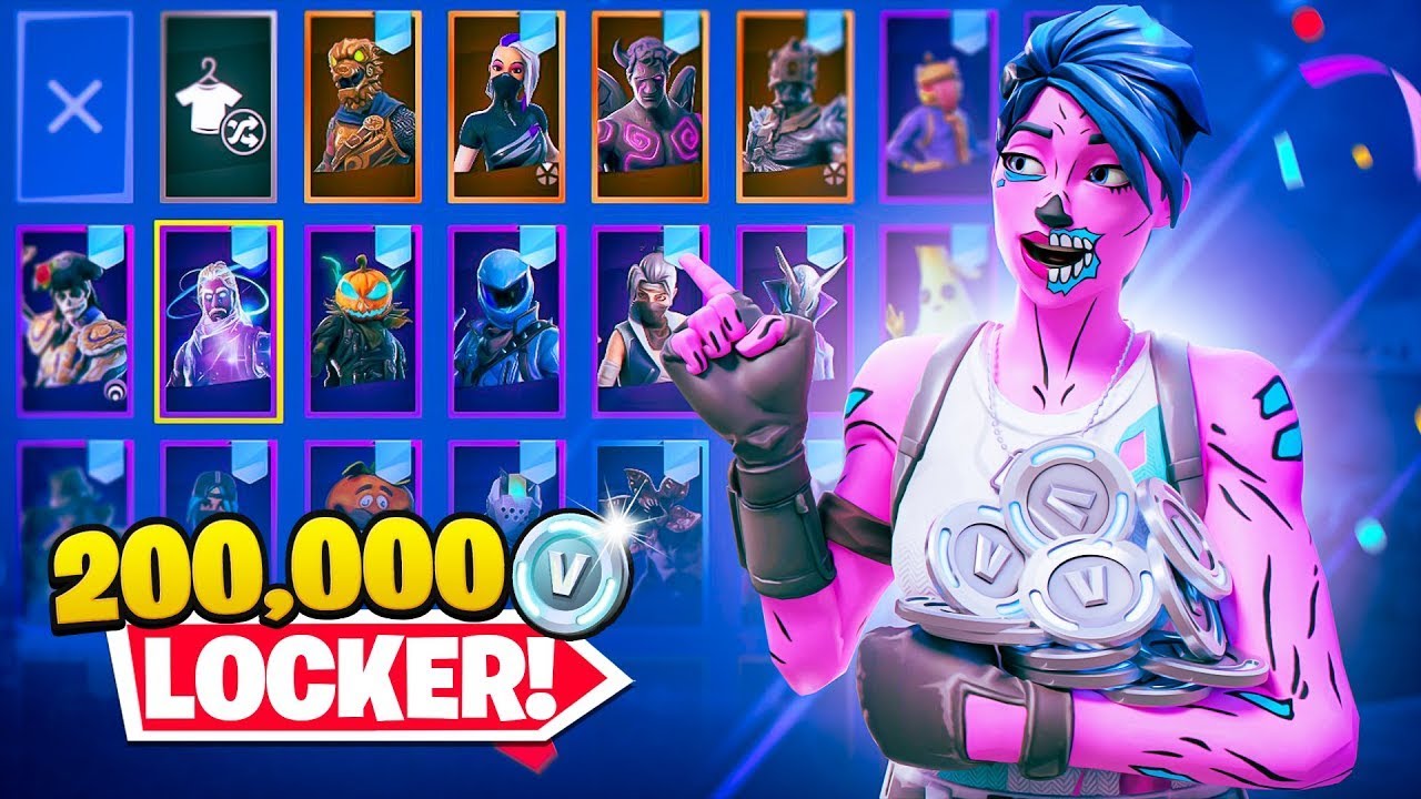 RARE SKINS Fortnite locker tour 2024 - YouTube
