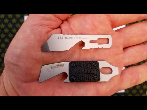 Budget Pry Tool Comparison: Leatherman Brewzer vs Kershaw PT-1 - YouTube
