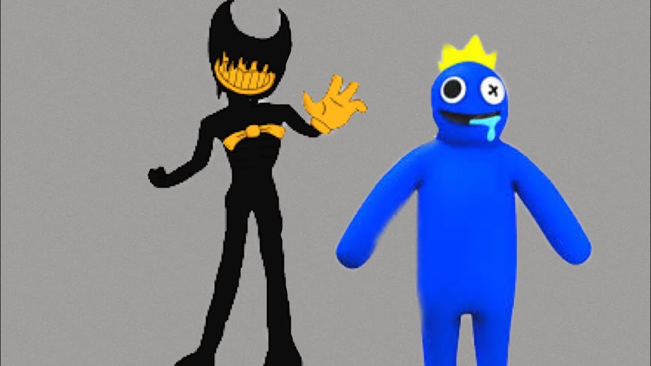 Rainbow friends as blue and bendy ost - YouTube