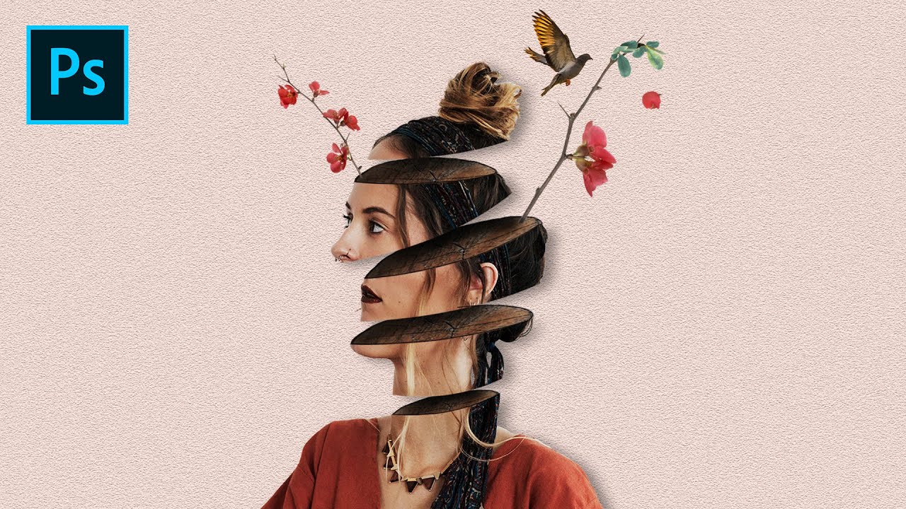 How to Create Wooden Slice Head | Photoshop Manipulation Tutorial ...