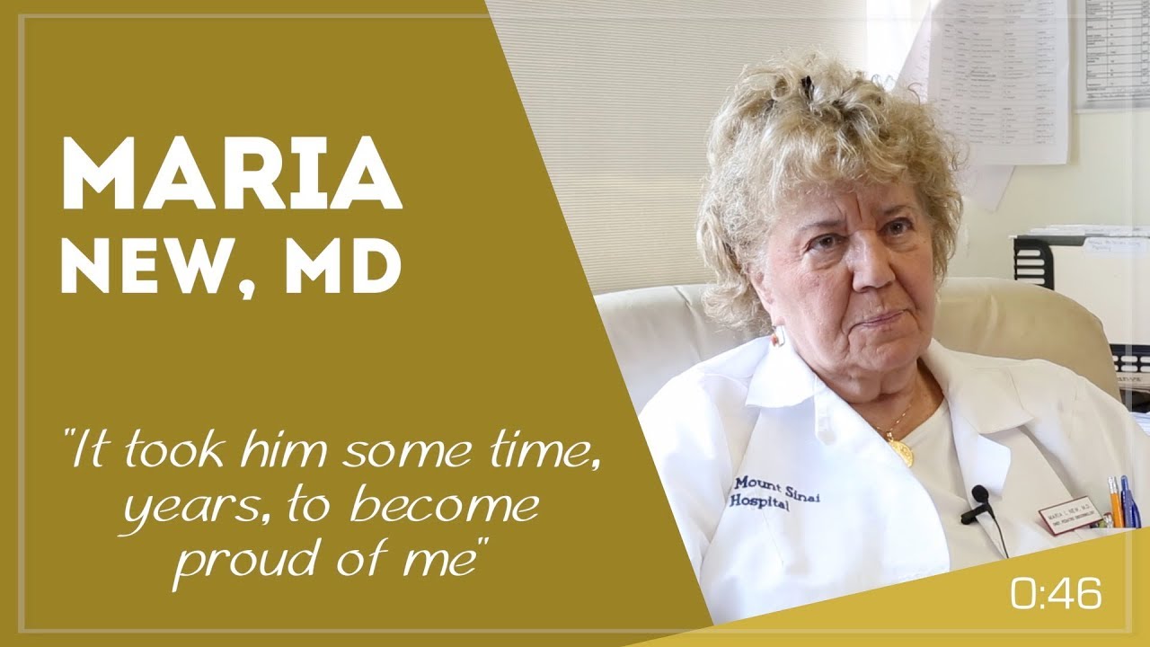 Maria New - It took him some time, years, to become proud of me - YouTube