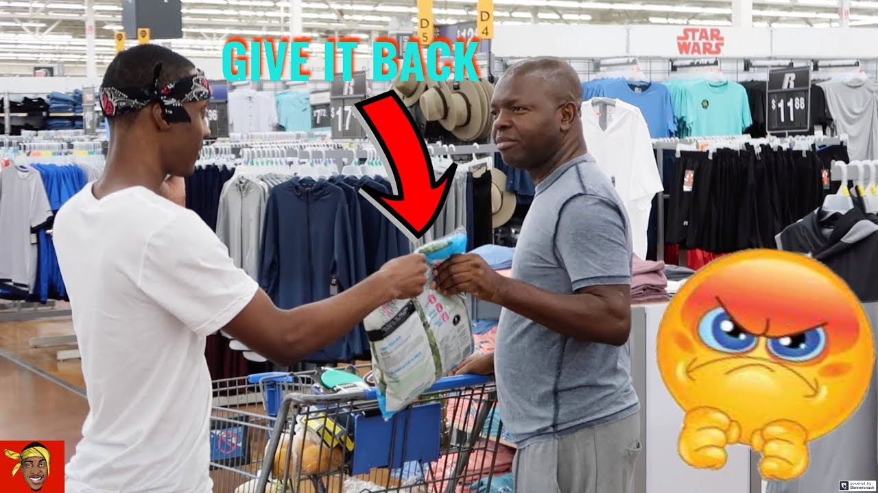 Shopping Out Of People Carts Prank (I got slapped) - YouTube