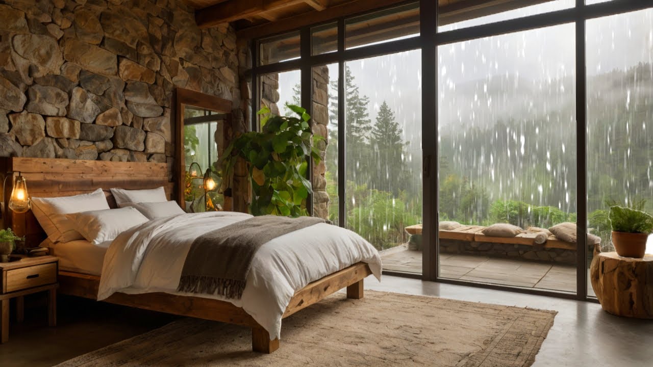 Calming Rain Sounds for Deep Sleep & Stress ReliefㅣDeep Sleep, Better Sleep , Relaxation ...