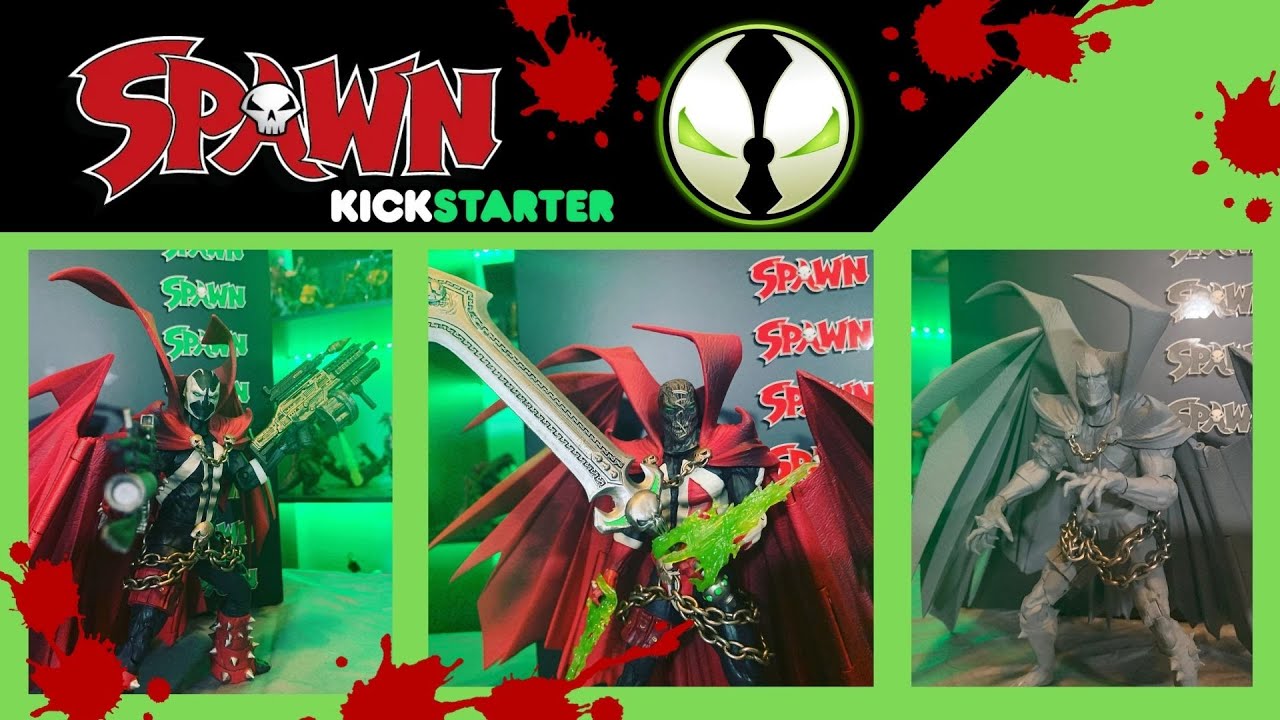 SPAWN TRILOGY THREE PACK KICKSTARTER Review: McFarlane Toys first Kickstarter!!! - YouTube