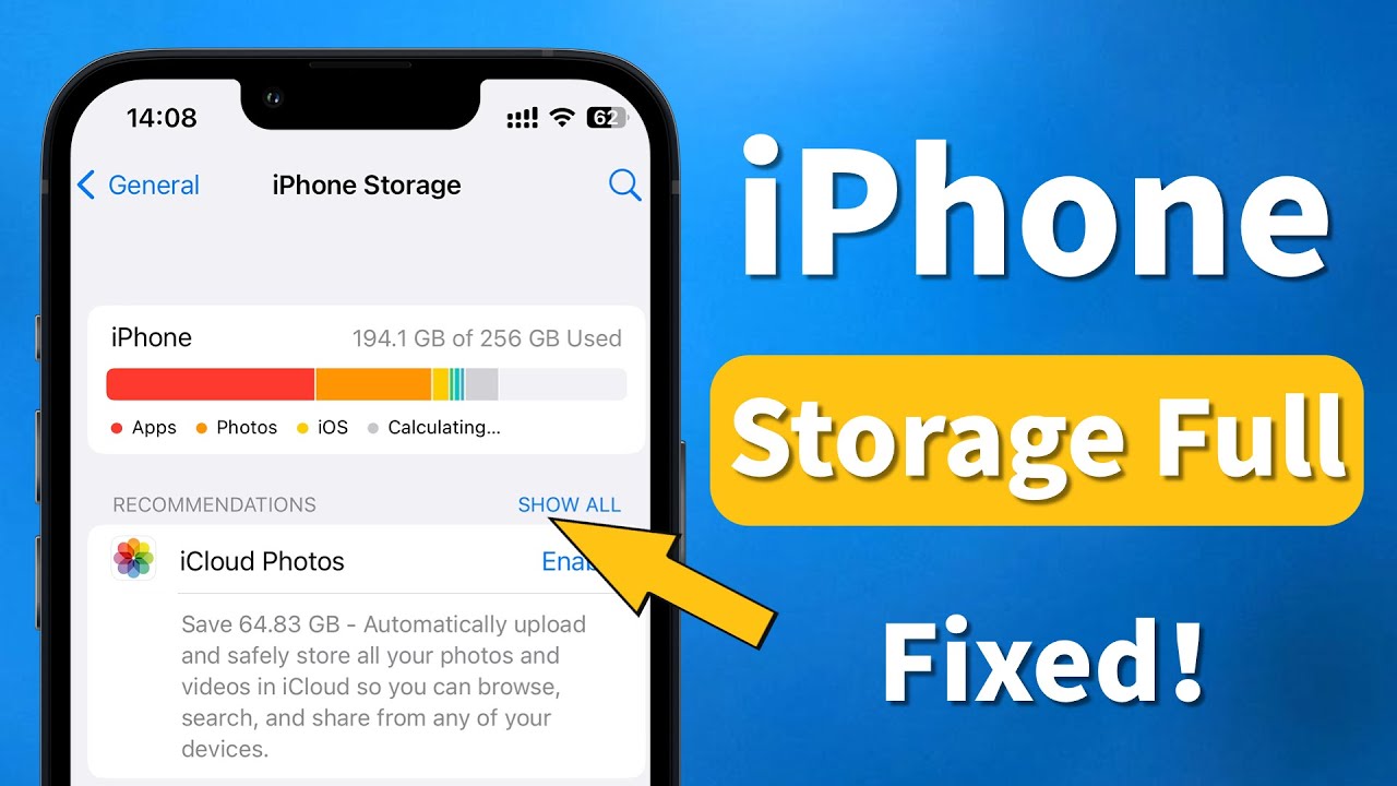 🔥3 Ways to Fix iPhone Stuck on Apple Logo Due to Full Storage [Full ...