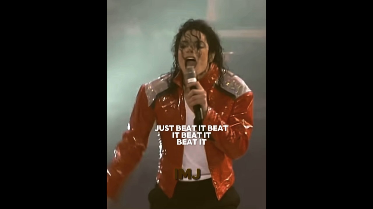Michael Jackson ~ Beat It live 4K HD // First verse of beat it # ...