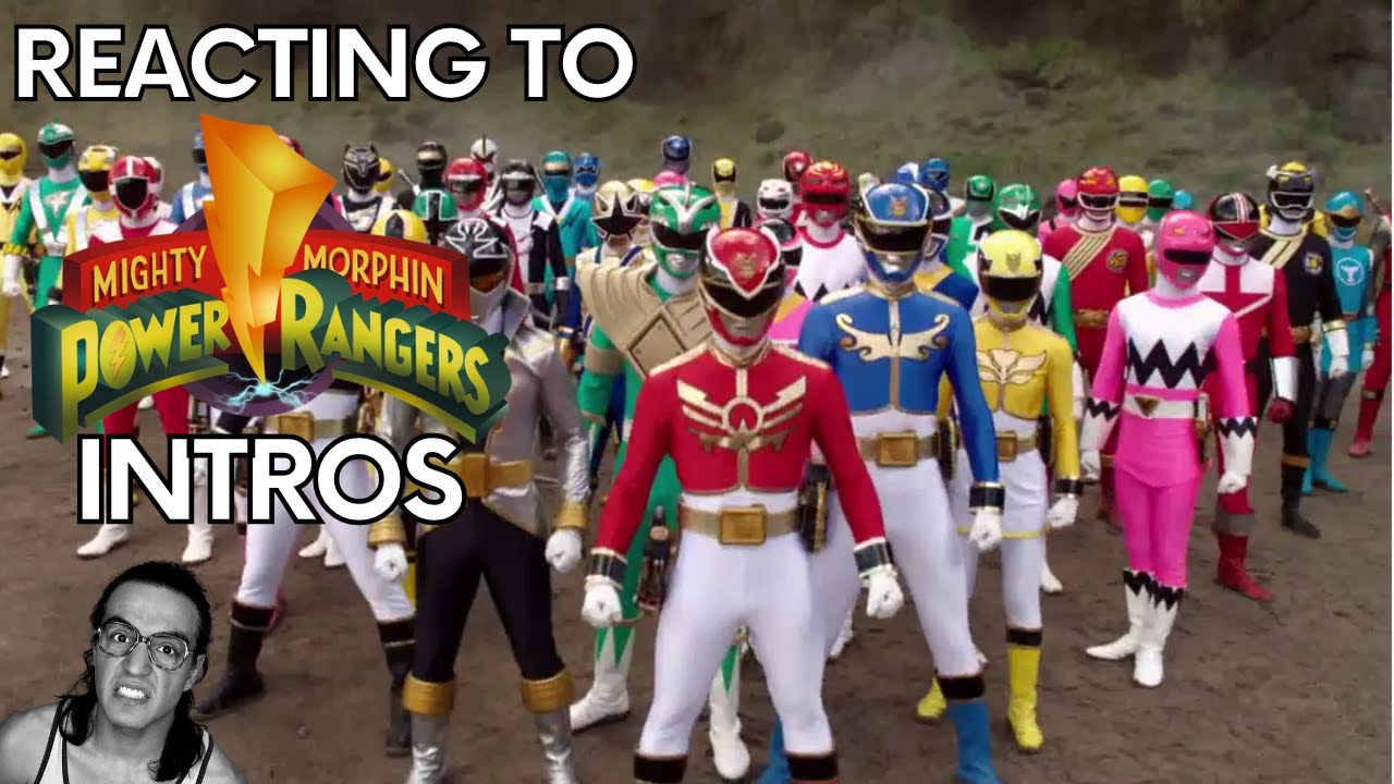 Reacting to Mighty Morphin Power Rangers - ALL Intros - YouTube