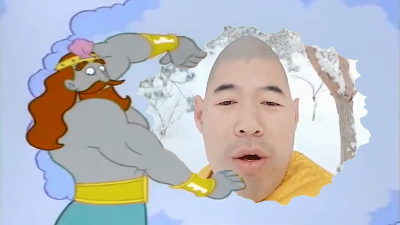 King Neptune Showing Spongebob The Chinese Egg Head Man Singing [10 ...