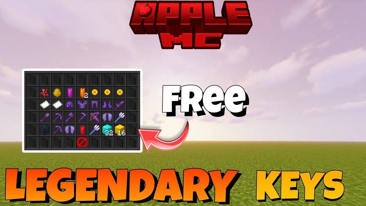 How I Got LEGENDARY KEYS in apple mc server! - YouTube