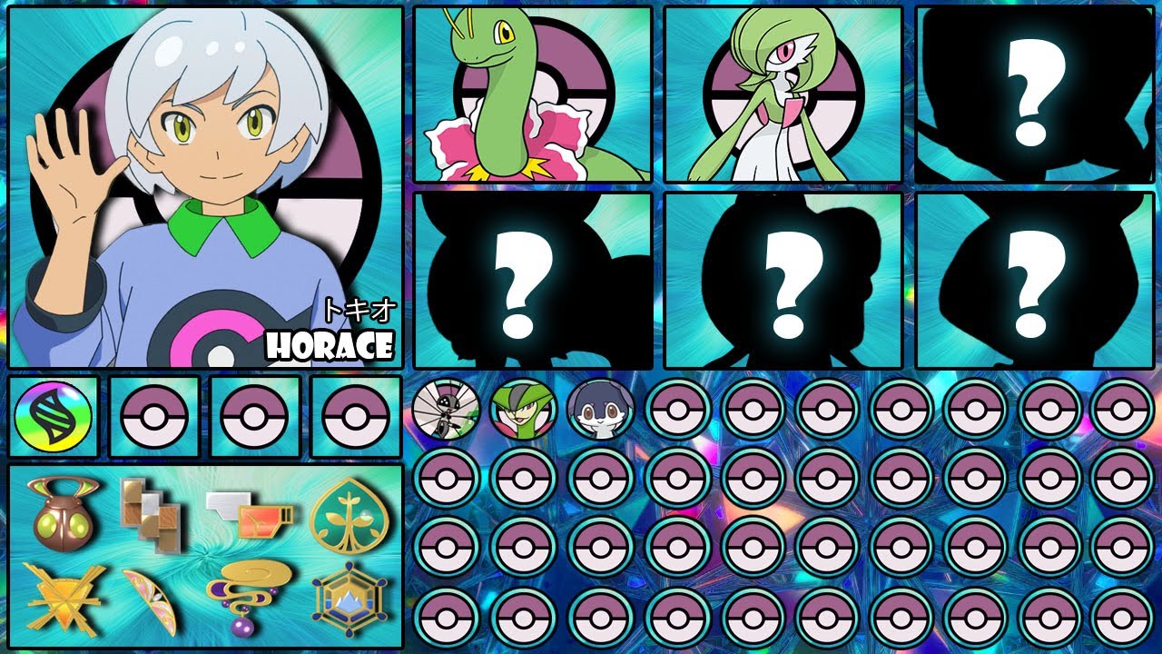 HORACE POKEMON TEAM (MY OWN VERSION OF HIS KALOS TEAM) - YouTube