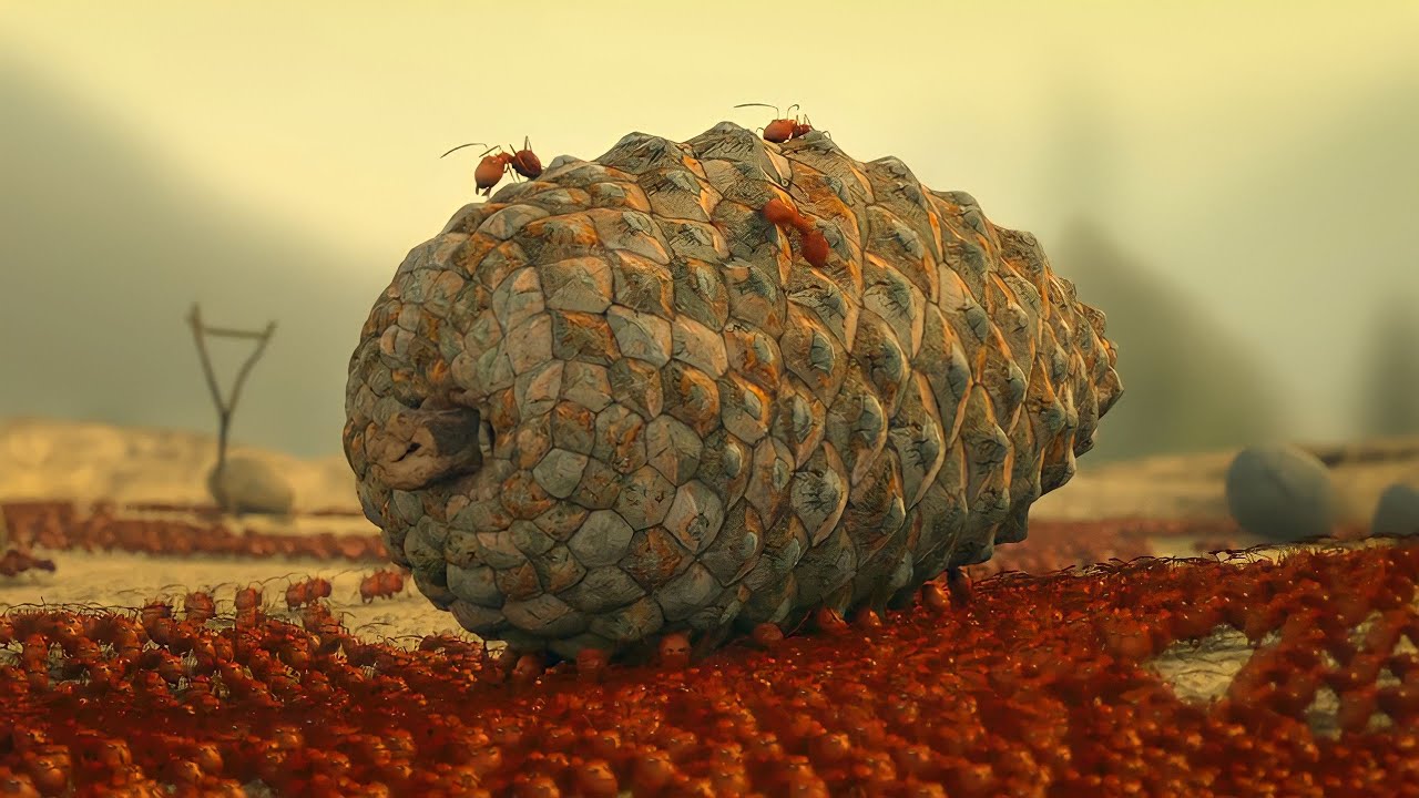 The War Begins and the Red Ants Use a Pineapple to Destroy the Enemy’s ...