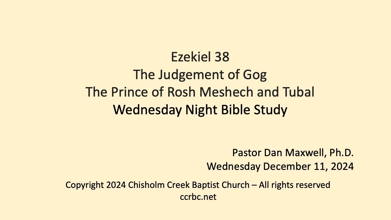Ezekiel 38 The Judgement of Gog - YouTube