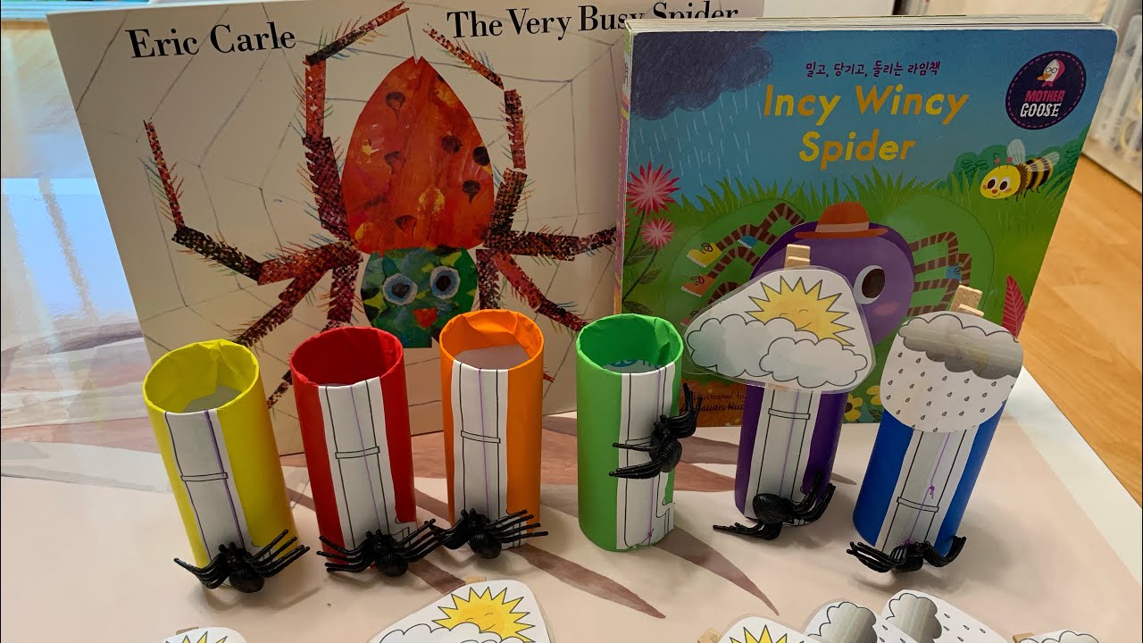 Home library 유아영어 Itsy bitsy spider class/ Farm animals sound - YouTube