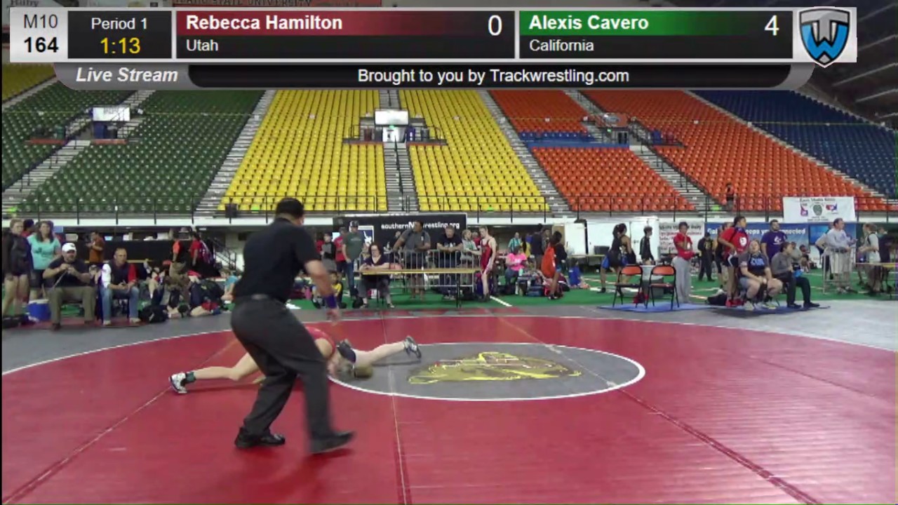 585 HS GIRL 164 Rebecca Hamilton Utah vs Alexis Cavero California ...