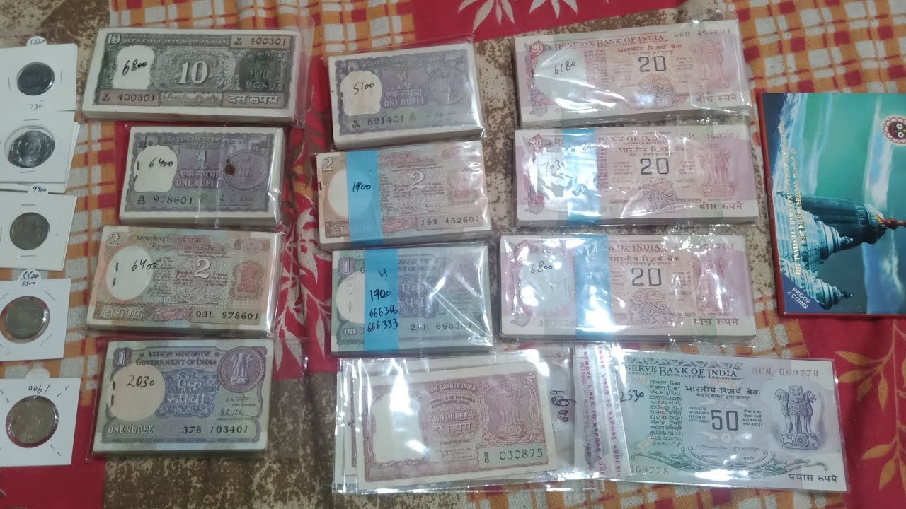 Buy Rare Indian Notes Bundle Value | Rare Indian Coins Value | 1000 ...