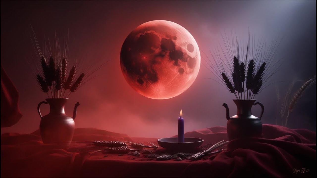 Virgo Full Blood Moon Eclipse Ceremony: Sacred Transformation - YouTube