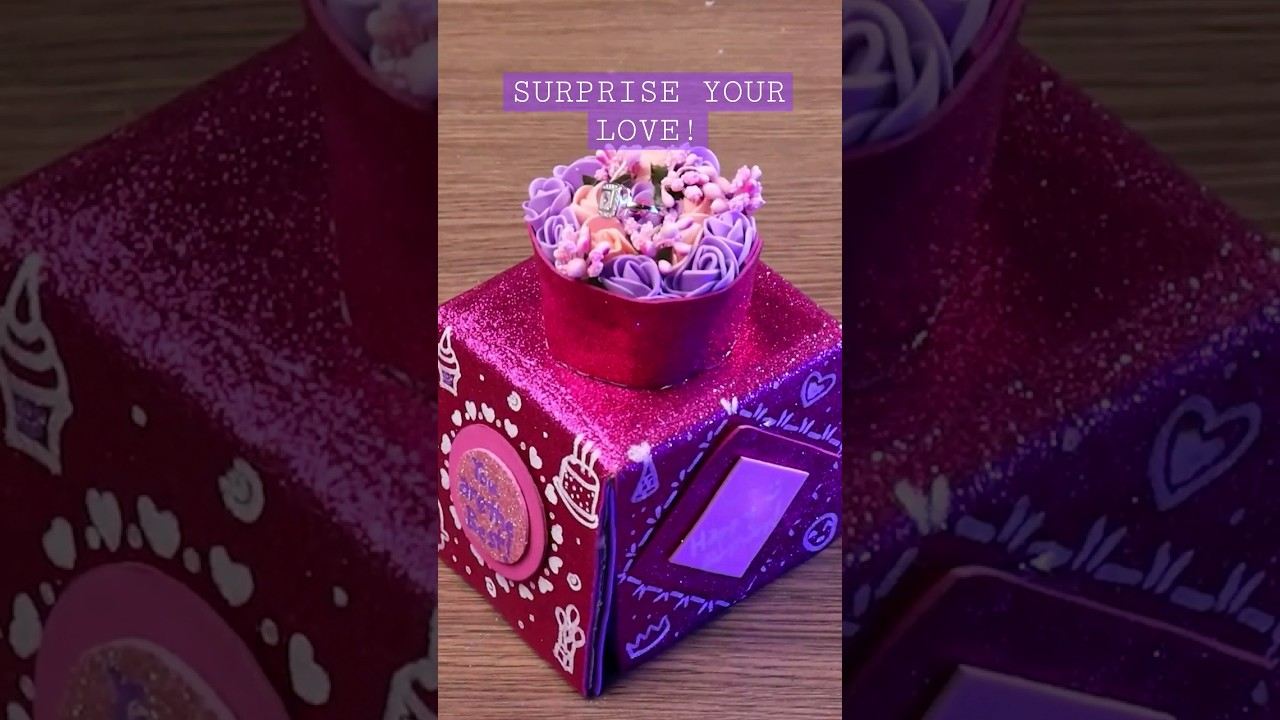 DIY Surprise Gift Box 🎁 | Easy to Make at Home | Cardboard Craft! - YouTube