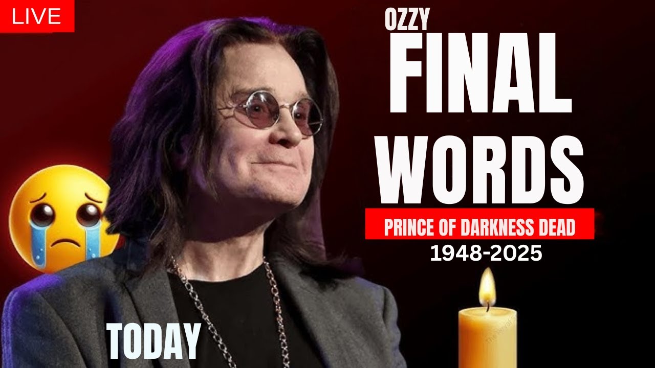 Ozzy Osbourne's Final Words Will BREAK Your Heart Ozzy osbourne death ...