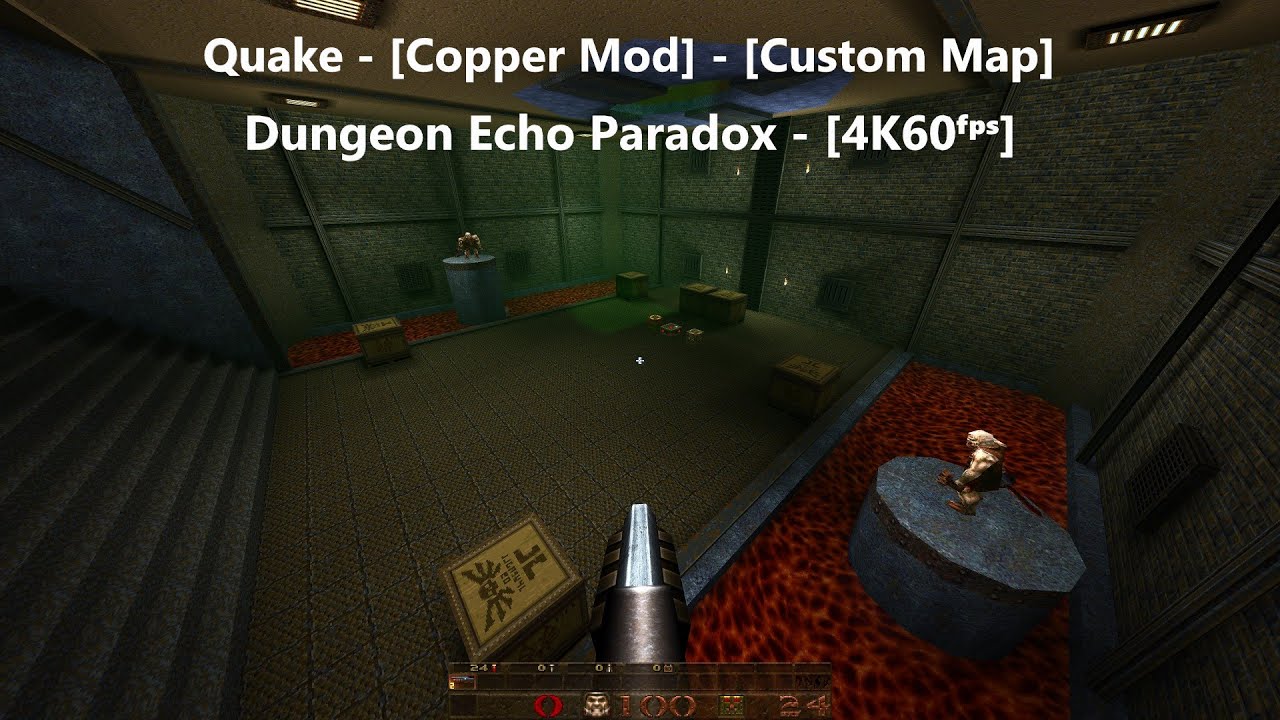 Quake - [Copper - Custom Map] - Map: #011 - Dungeon Echo Paradox ...