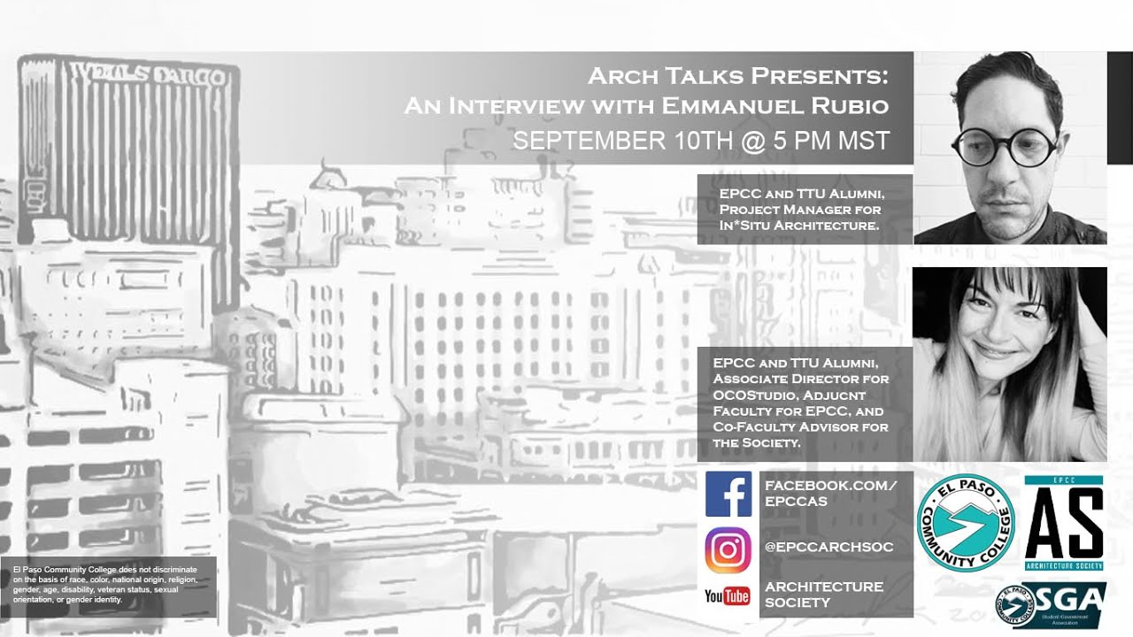 An Interview with Emmanuel Rubio | Arch Talks Presents - YouTube