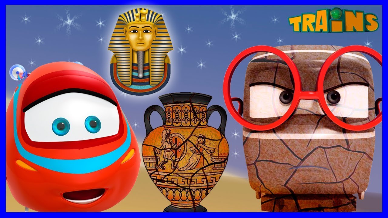 My Red Train / TRAINS Cartoon / New Episode / Night at the museum ...