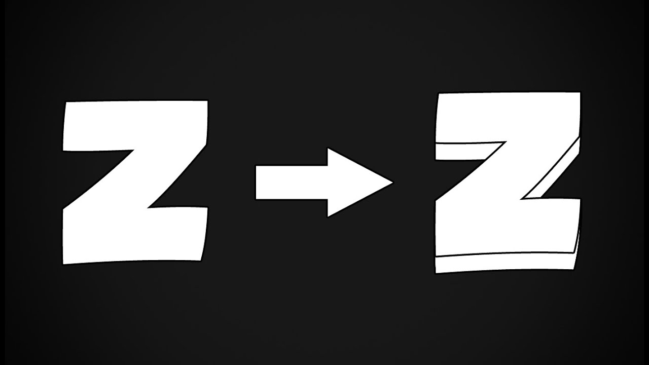 Photoshop - Transform 2D Letter To 3D letter Simply and Easly (Without ...