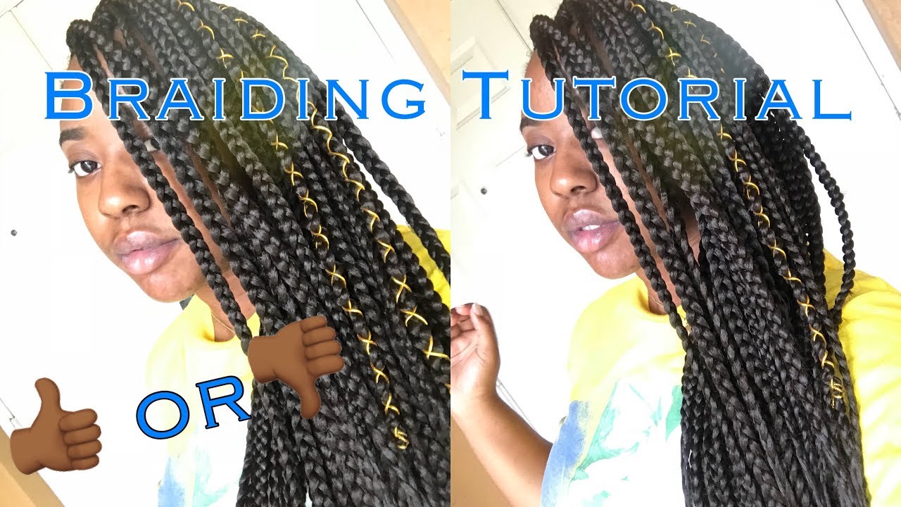 How To | Box Braid On Yourself !! | OnlyMimii - YouTube