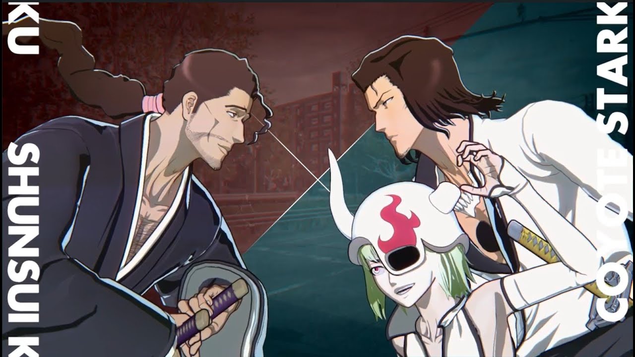 Shunsui Kyoraku vs Coyote Stark - Bleach Rebirth of Souls Gameplay ...