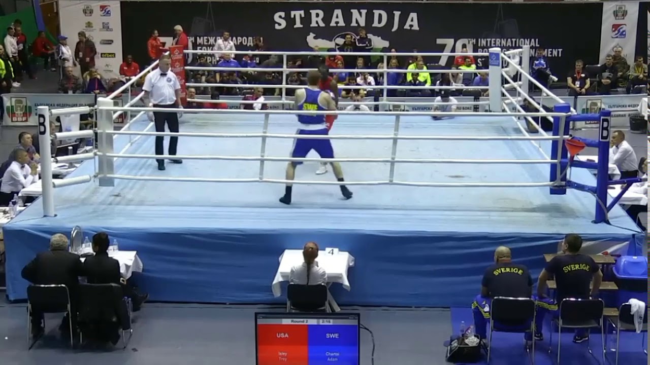 75kg Troy Isley (USA) vs Adam Chat strandja 70th boxing tournament ...