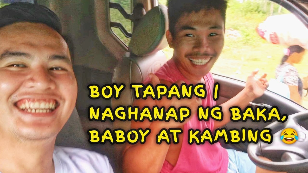 BOY TAPANG | NAGHANAP NA NG BAKA,BABOY AT KAMBING | LAPTRIP ...