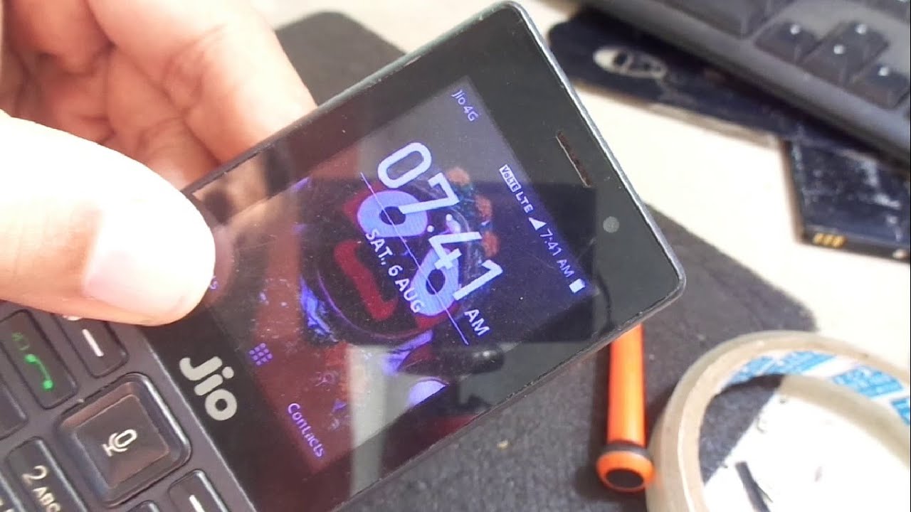 Jio phone F220B insert sim and network running solution. - YouTube