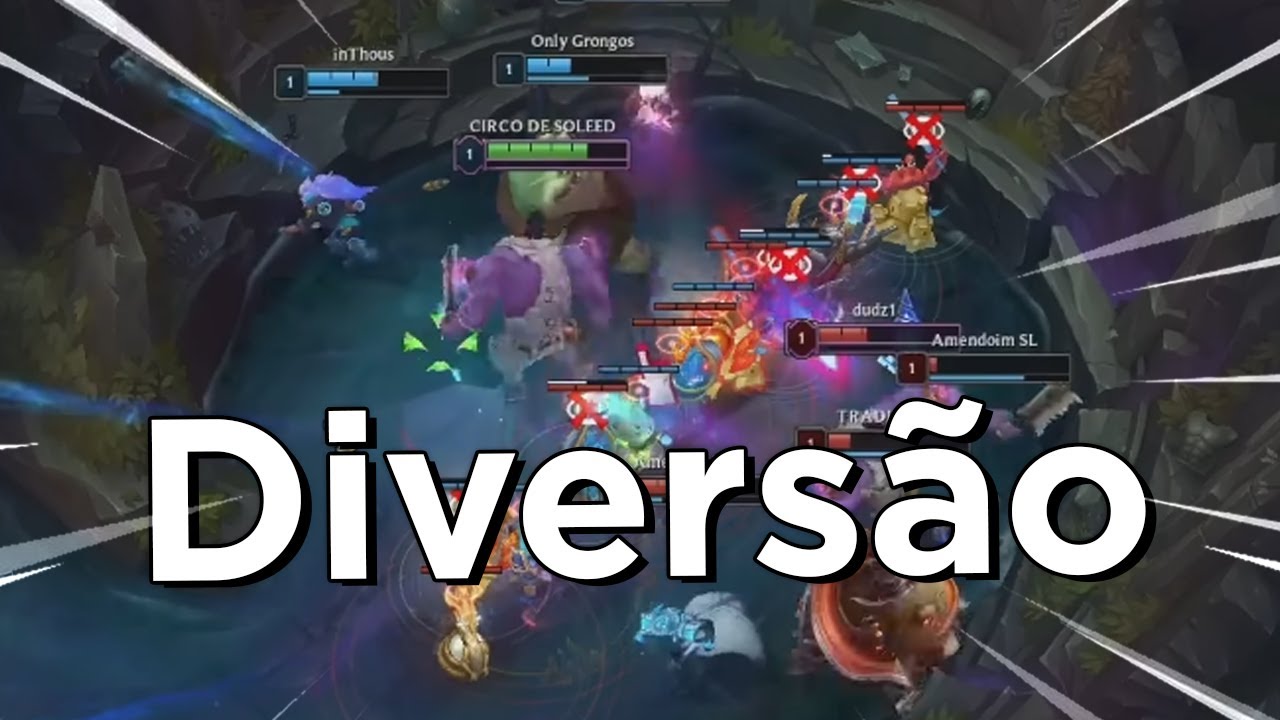 Uma das FORMAS de DIVERSÃO de LEAGUE OF LEGENDS (minigames) - YouTube