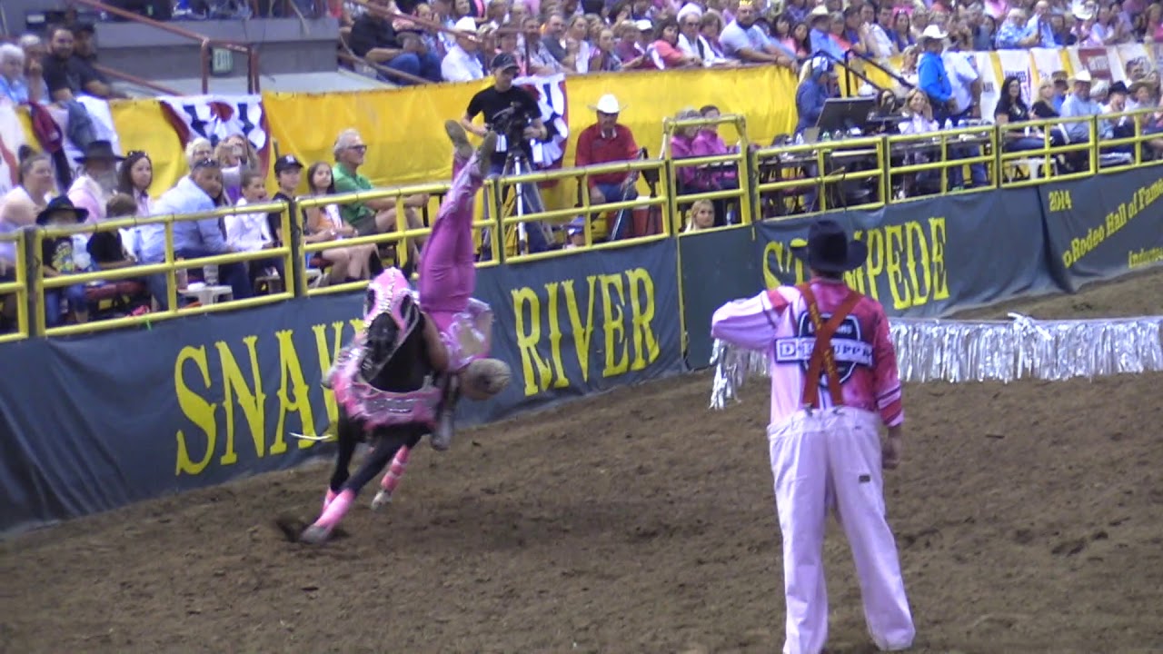 Snake River Stampede Trick Riding Recap - YouTube