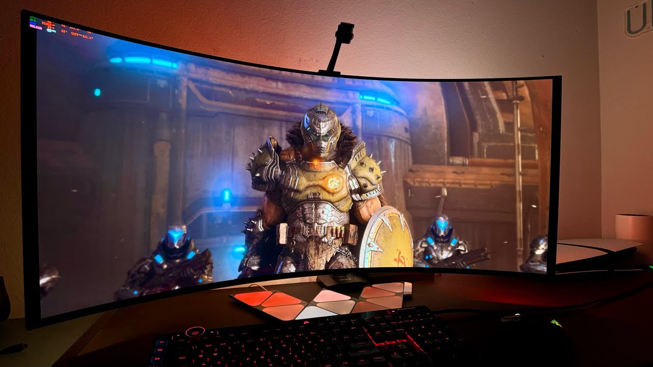 Let's Play Doom the Dark Ages Part 2 | LG 45" GX9 UltraWide OLED HDR ...