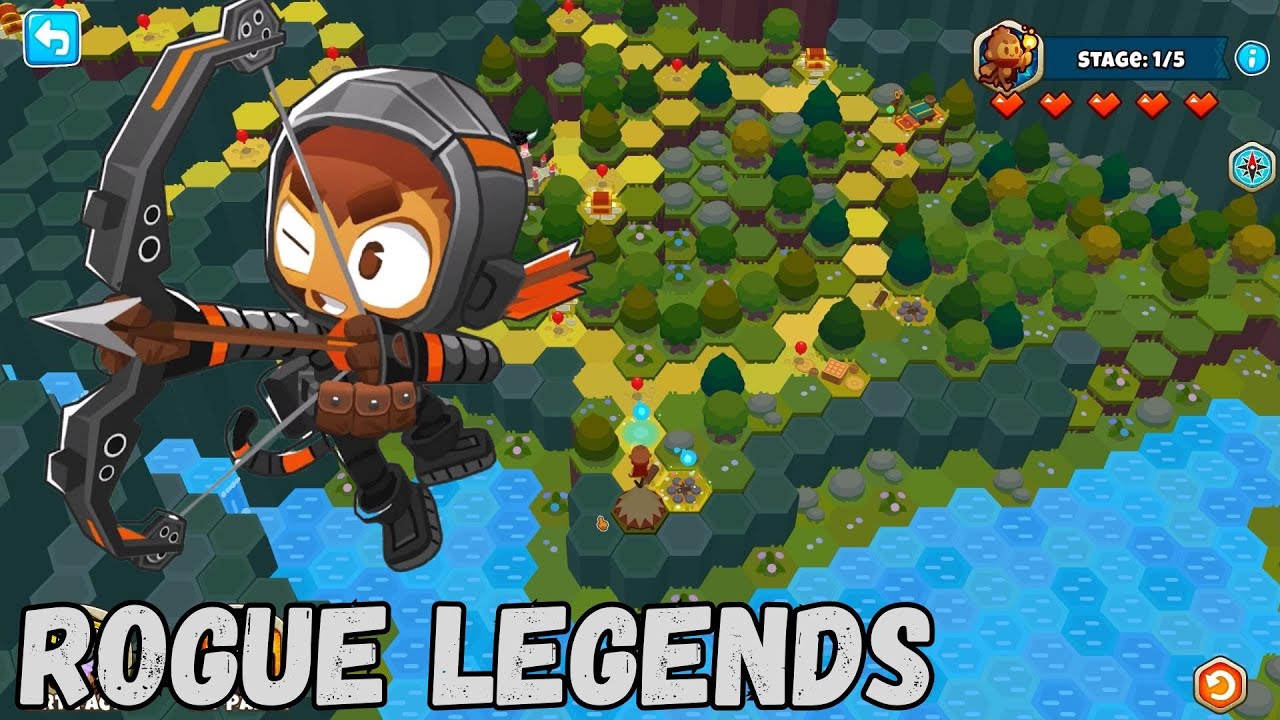 First Time Playing Bloons TD 6 - Rogue Legends - YouTube