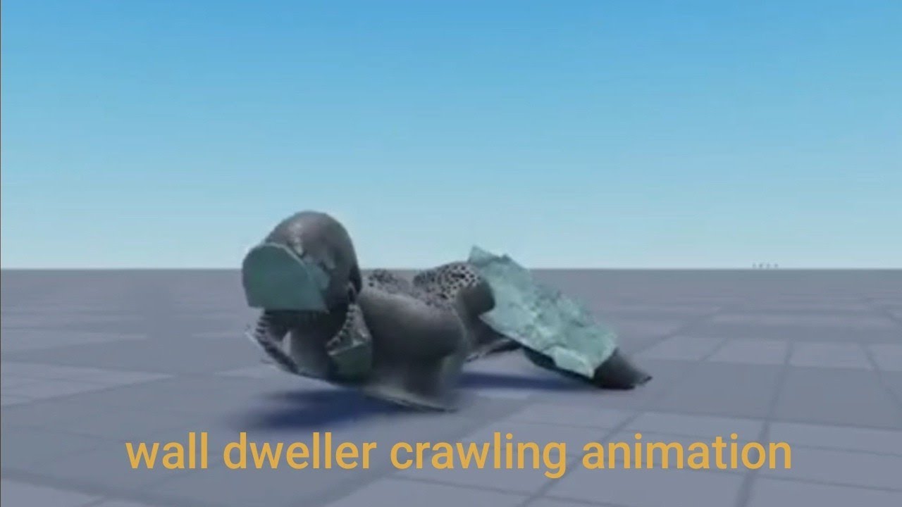 Roblox pressure wall dweller crawling animation - YouTube