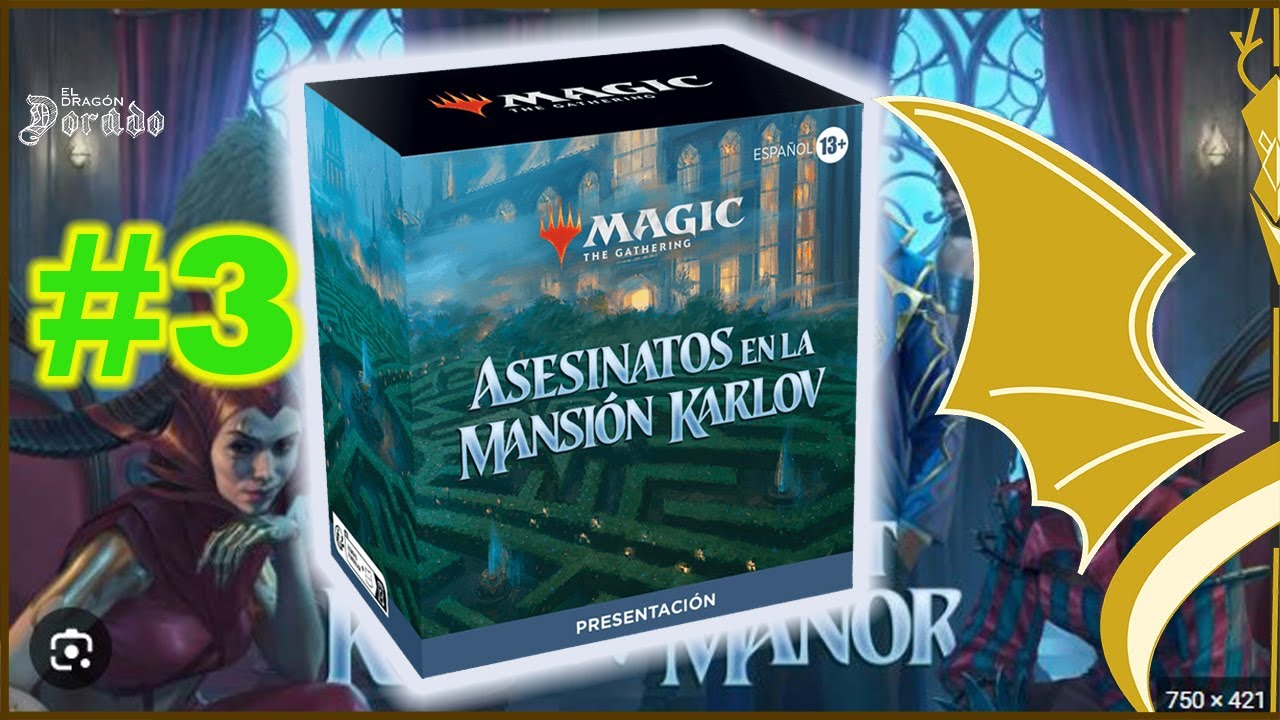 Unboxing 6 Sobres ASESINATO EN LA MANSION KARLOV Magic the Gathering ...