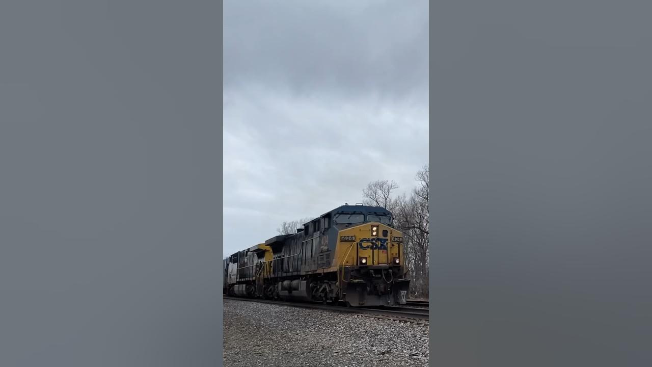 My first ever CSX YN2 DPU on an ethanol train - YouTube