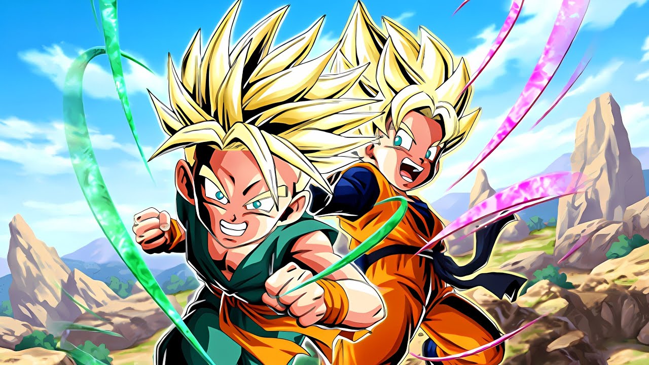 LR INT SSJ Gohan, Goten & Trunks Active Skill Ost ( Extended ) Dragon ...