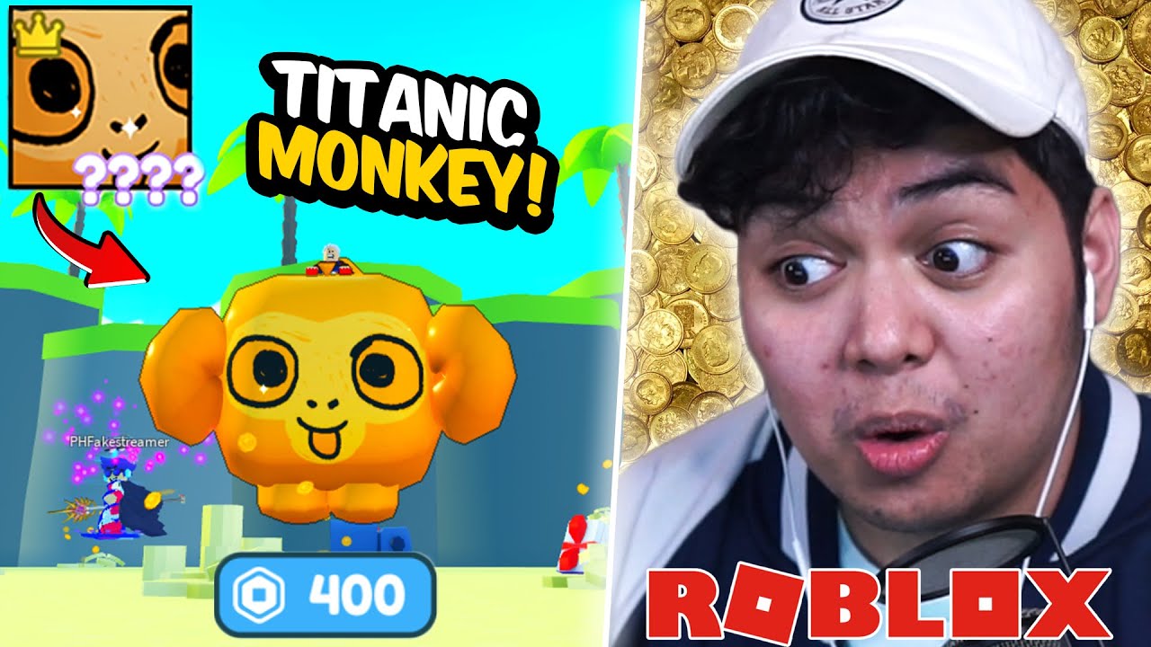 Getting TITANIC MONKEY For FREE! | Pet X Simulator (ROBLOX) - YouTube