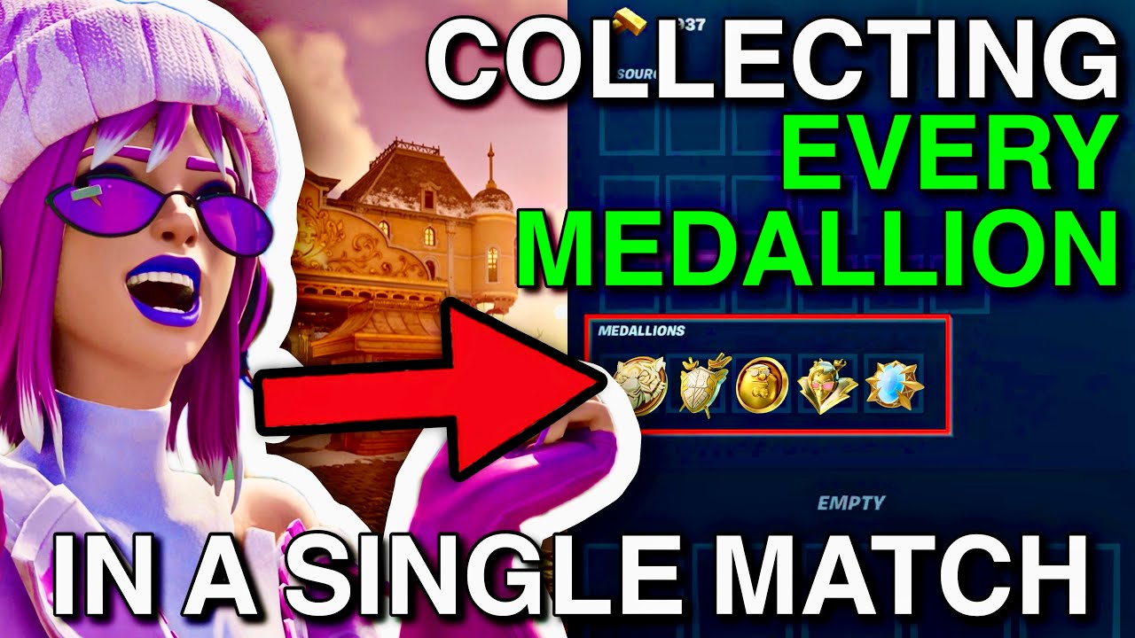 i attempted to collect EVERY MEDALLION in Fortnite CHAPTER 5… (Fortnite ...