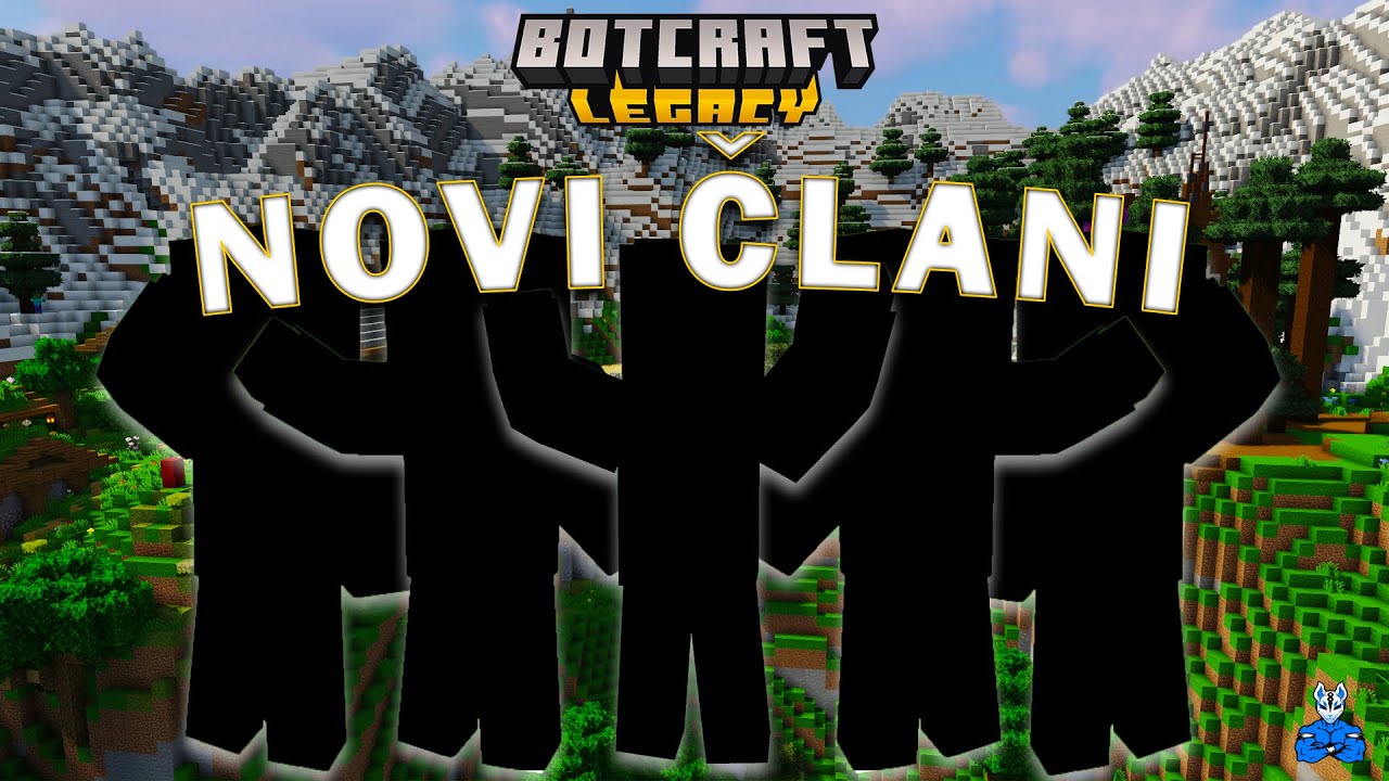 RAZKRITJE NOVIH BOTCRAFT ČLANOV 2024! | !merch | BotCraft Legacy - YouTube