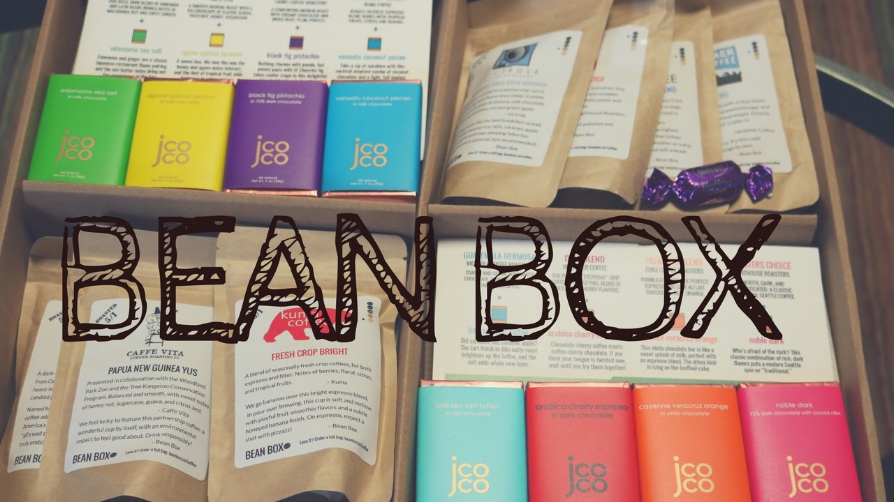 Bean Box's Deluxe Coffee and Chocolate Tasting Box - Oh My! - YouTube