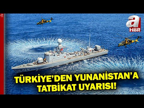 Doğu Akdeniz'de NAVTEX Restleşmesi... Türkiye'den Yunanistan'a Uyarı! | A Haber